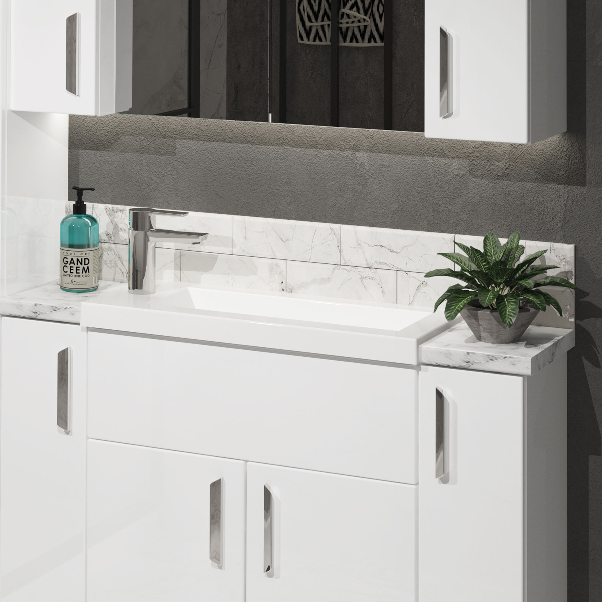 Breeze Slimline Sit-On Basin - Atlanta Bathrooms