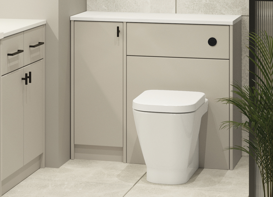 Black Cistern Button - Atlanta Bathrooms