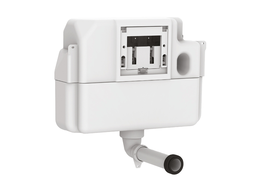 Chrome Square Flush Plate - Atlanta Bathrooms
