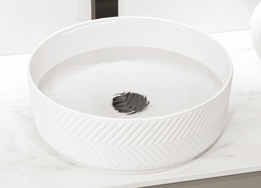 Ripple Vessel Basin - Atlanta Bathrooms