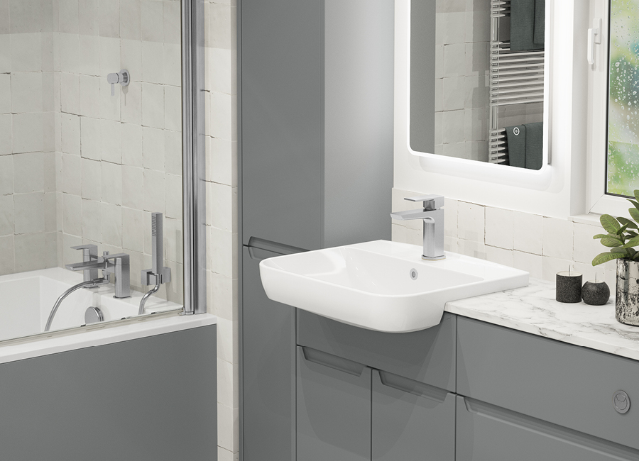 Chrome Bath Sprung Waste & Overflow - Atlanta Bathrooms