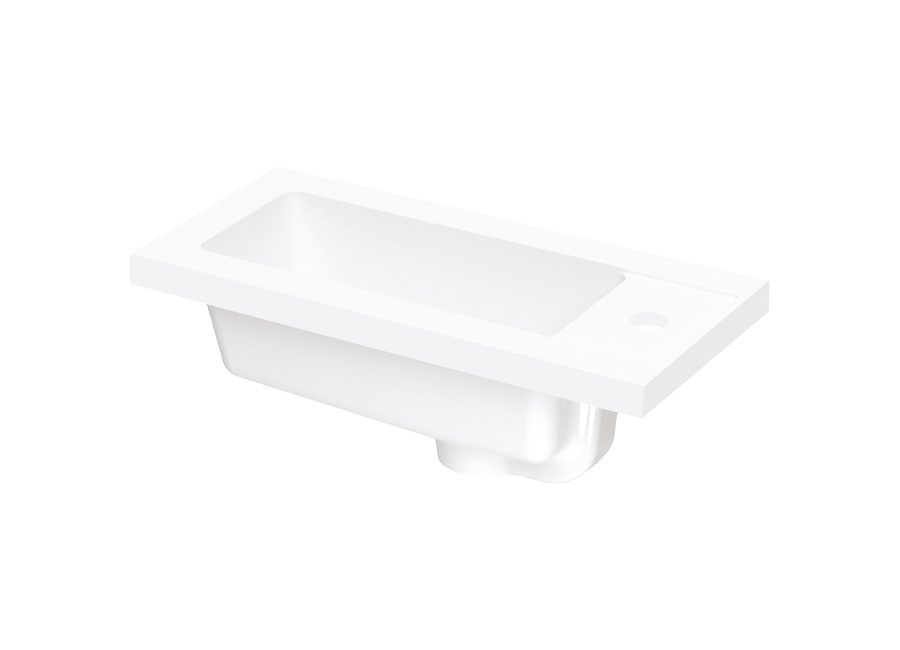 Nubree Slimline Sit-On Basin - Atlanta Bathrooms