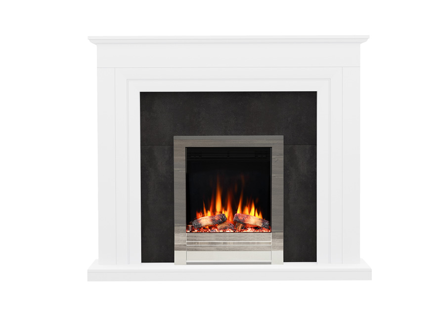 Alpine Echo LED Backpanel - Diamond Luxury Fireplaces