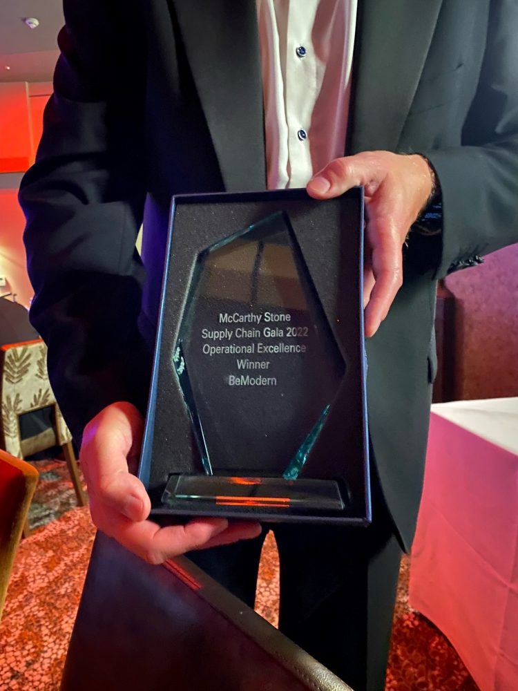 Be Modern Winners of the Operational Excellence Award - Be Modern