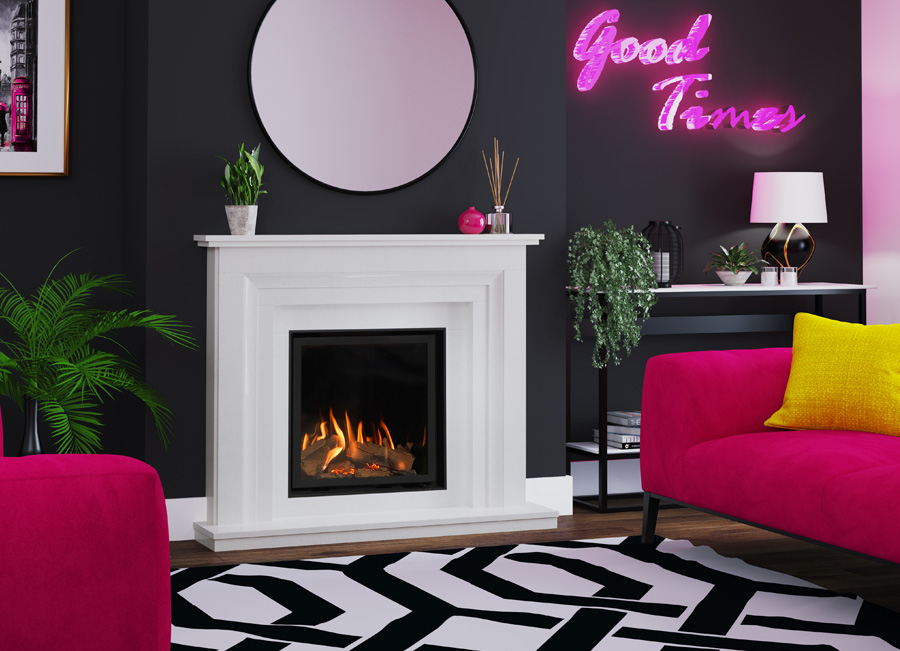 Hartley - Elgin & Hall Micro Marble Gas Fireplace