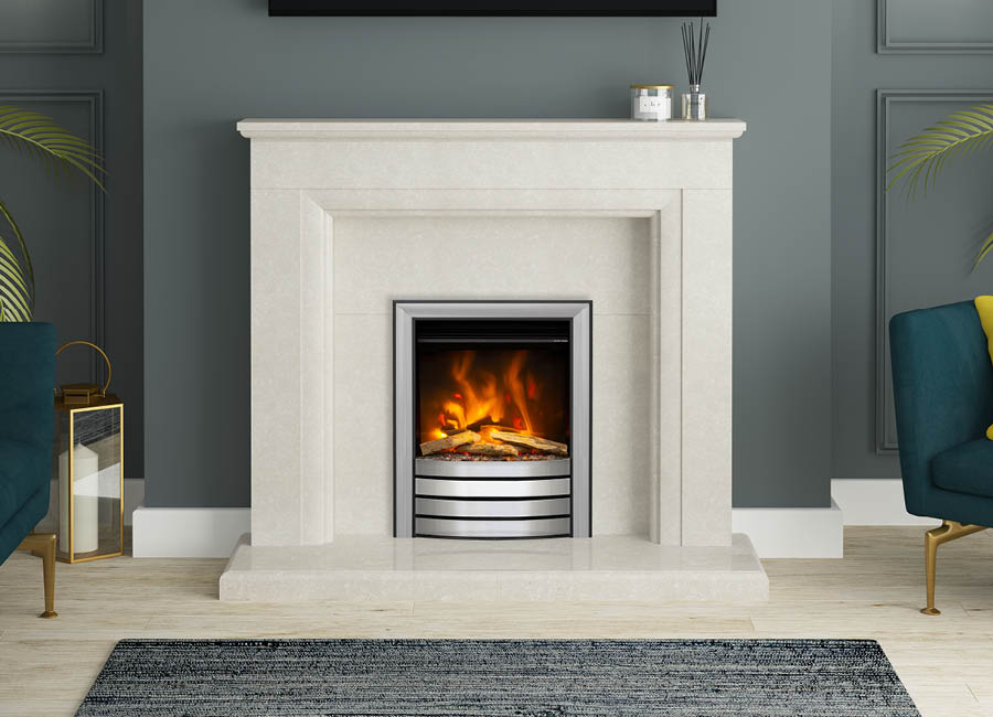 Amorina - Elgin & Hall Micro Marble Surround in White or Manila