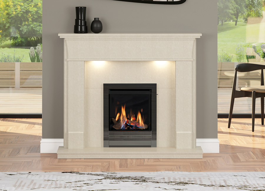 Millington - Elgin & Hall Micro Marble Surround in White or Manila