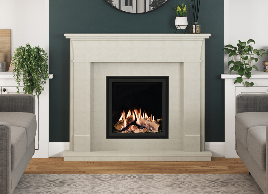 Erdington 600 - Elgin & Hall Micro Marble Gas Fireplace
