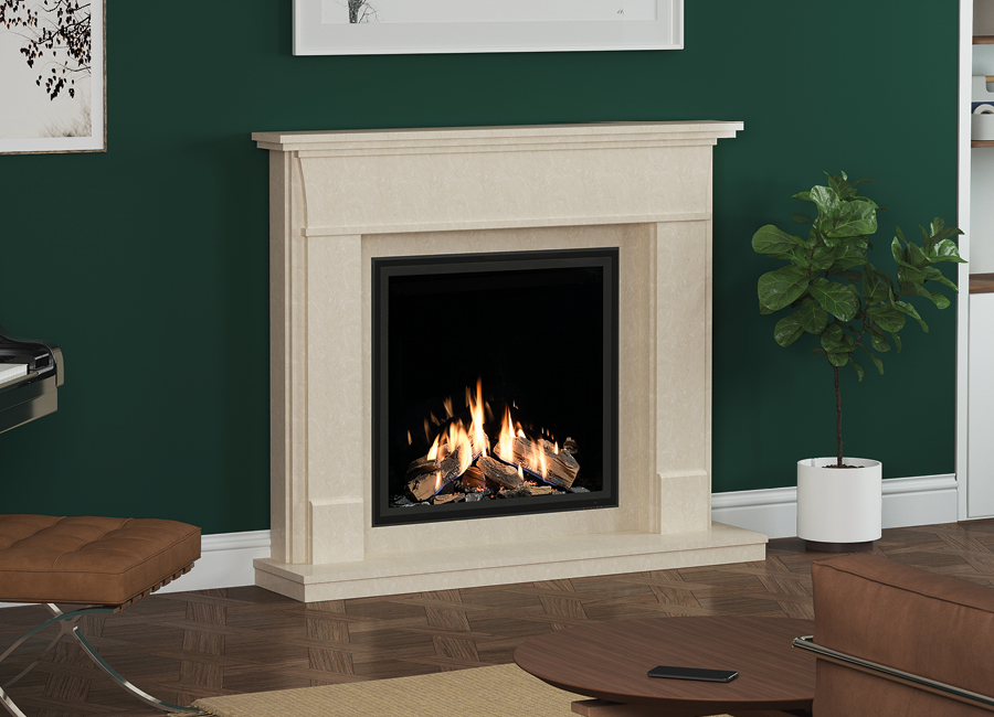 Erdington 750 - Elgin & Hall Micro Marble Gas Fireplace