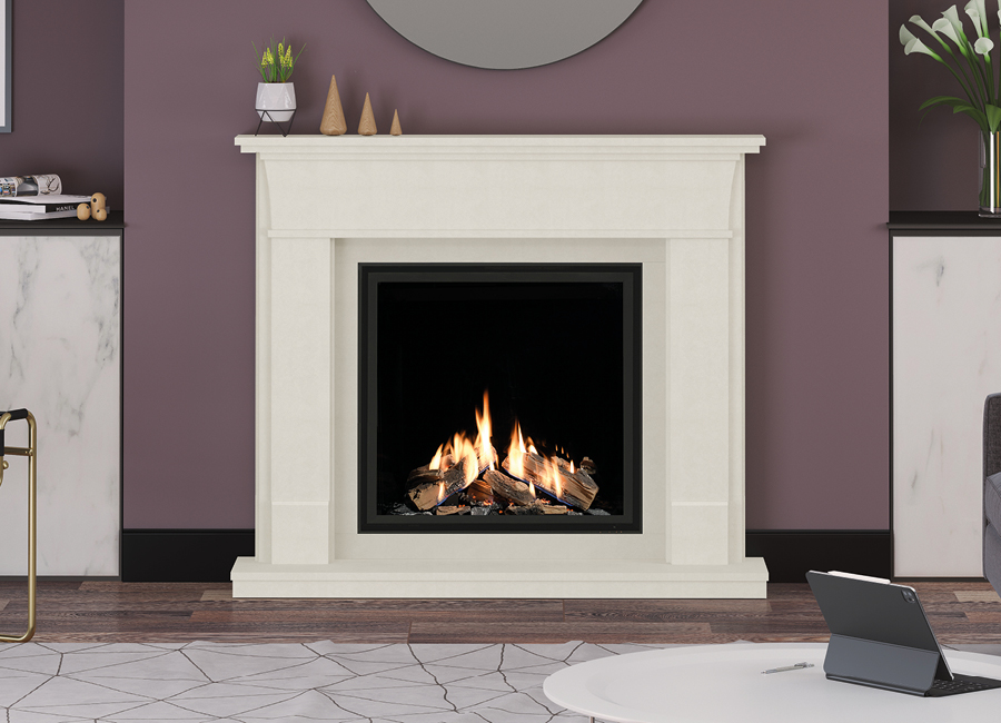 Erdington 750 - Elgin & Hall Micro Marble Gas Fireplace