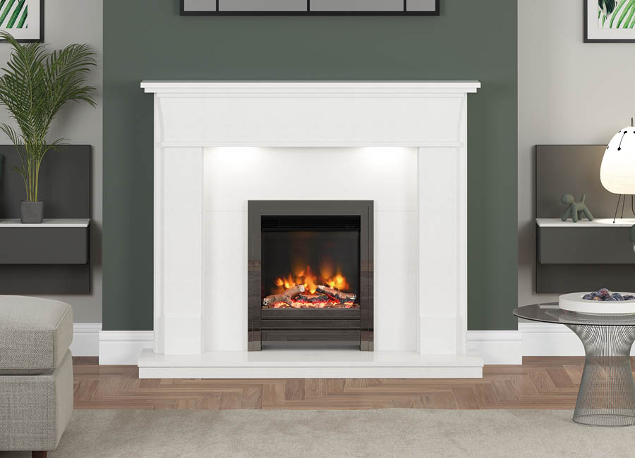 Millington - Elgin & Hall Micro Marble Surround in White or Manila