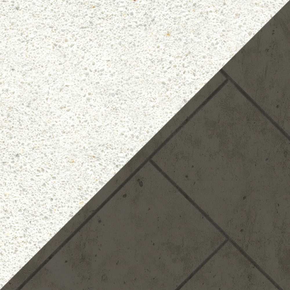 Allensford - Elgin & Hall Micro Marble Inglenook in White