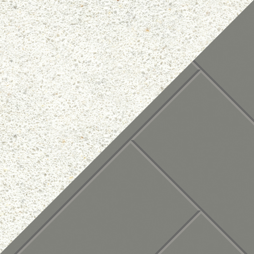 Allensford - Elgin & Hall Micro Marble Inglenook in White