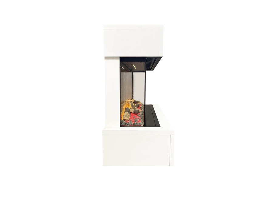 Avant - Flare Collection Wall Mounted Electric Fire in Ash White