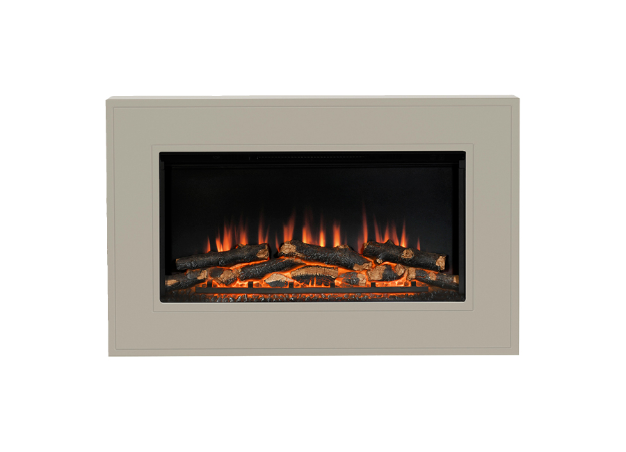 Albali - Flare Collection Wall Fix Electric Fire in Anthracite or Stone