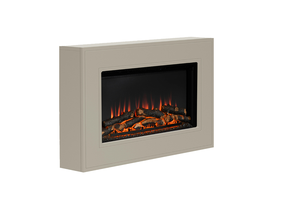 Albali - Flare Collection Wall Fix Electric Fire in Anthracite or Stone