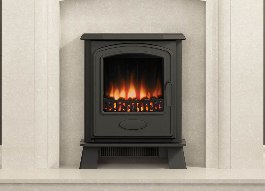 Hereford Inset - Flare Collection Inset Stove Steel body & cast door