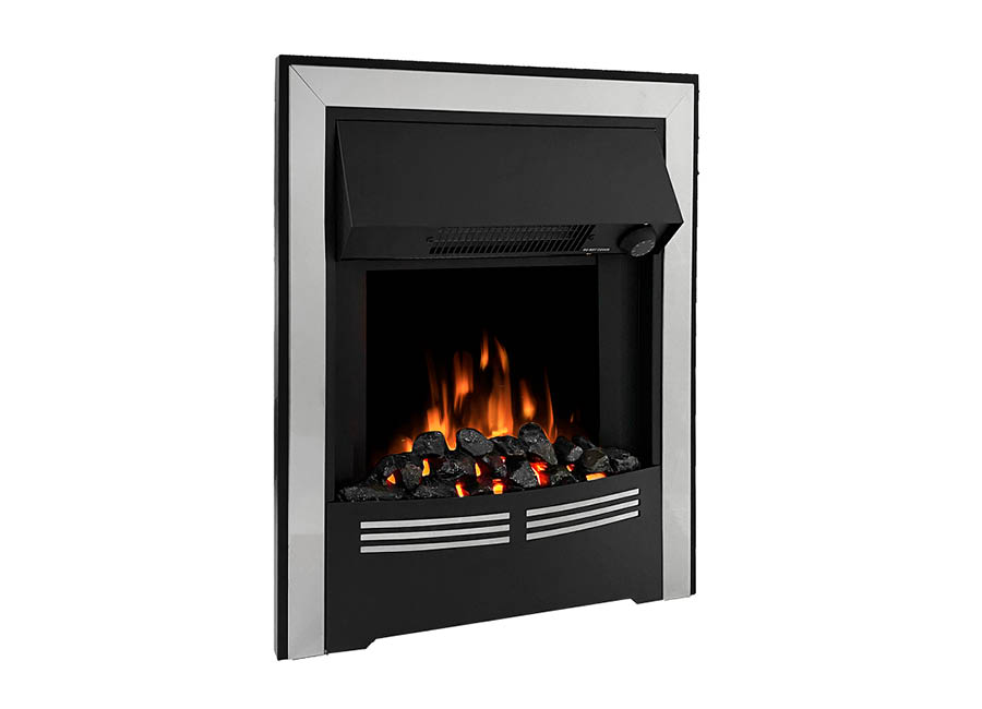 Vitesse - Flare Collection Inset Electric Fire in Chrome