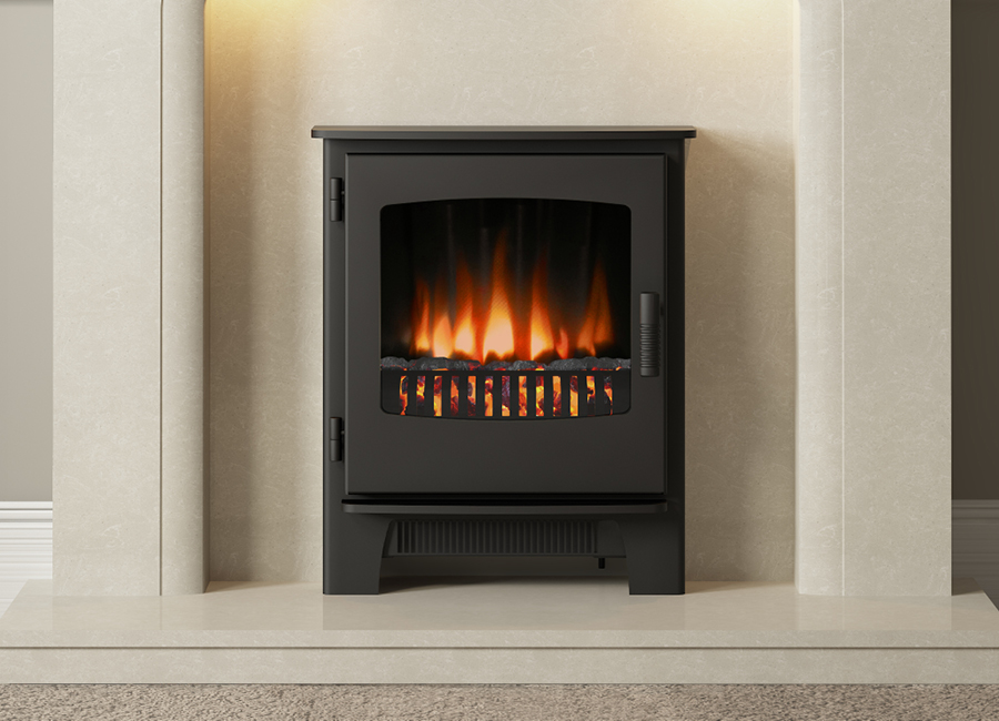 Desire Inset - Flare Collection Electric Inset Stove - steel stove