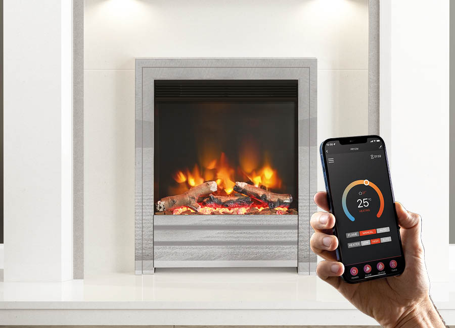 Arteon 16 – Ray Trim - Pryzm Luxury 16" inset electric fire