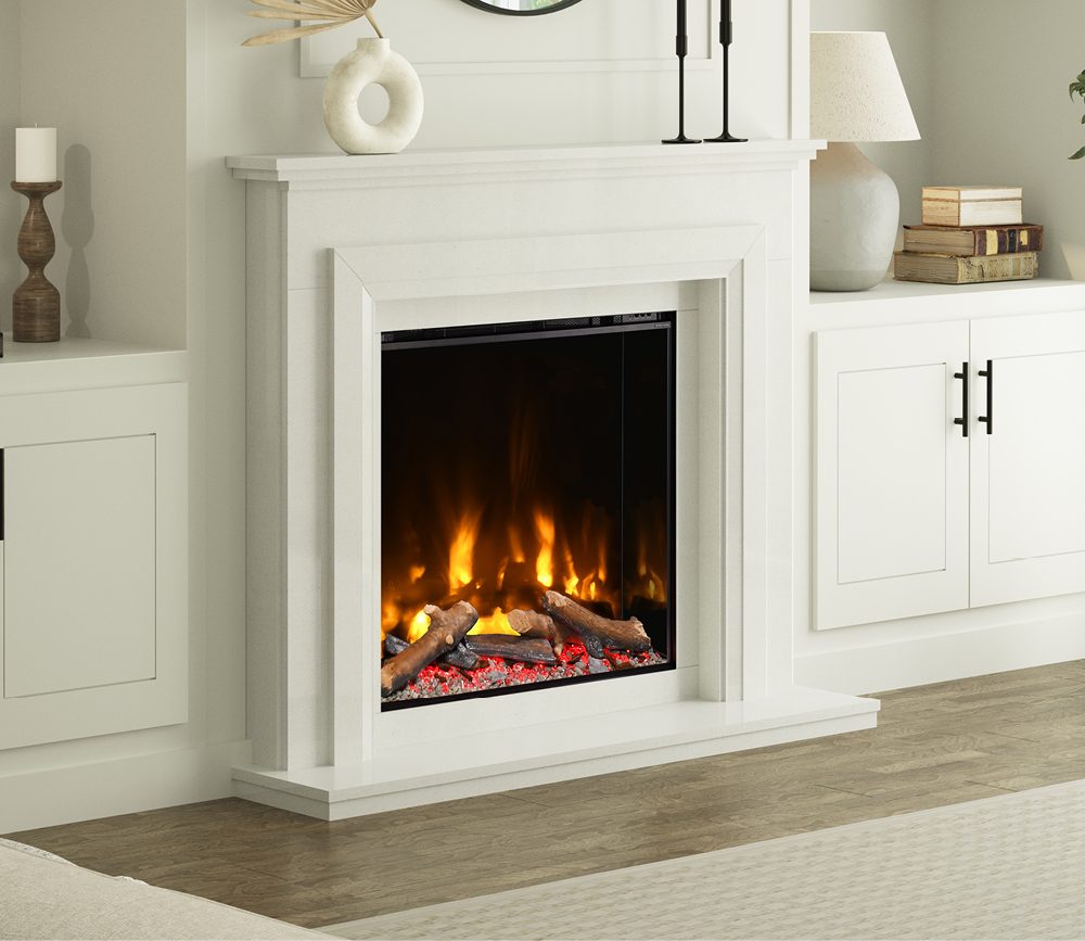 PRYZM Electric fires & Fireplaces - The ultimate in luxury 3 sided fires